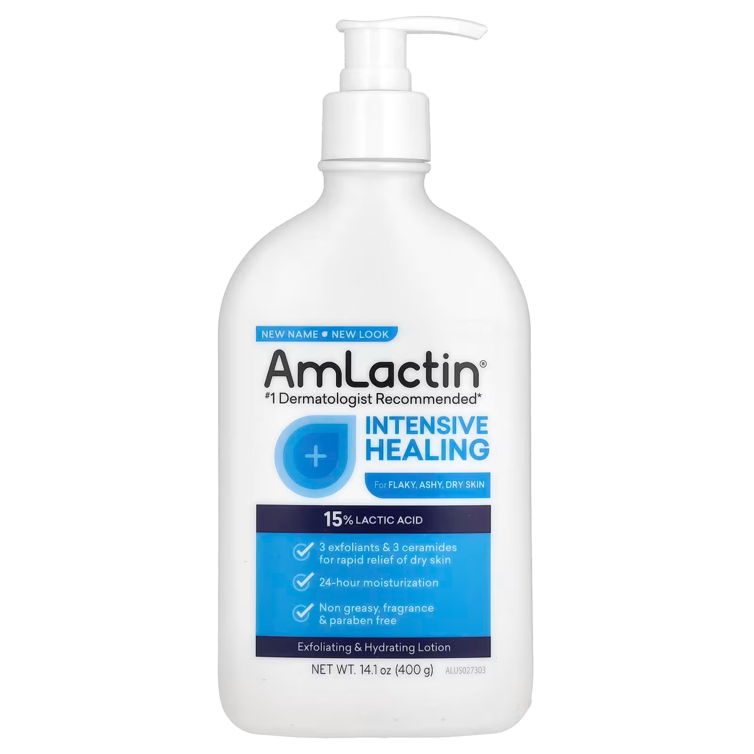 AmLactin - Intensive Healing 15% Lactic Acid Lotion (400g/ 14.1 oz ...